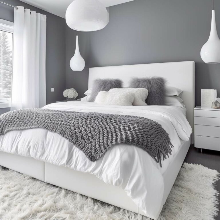25 Gray and White Bedroom Ideas for A Serene Sanctuary