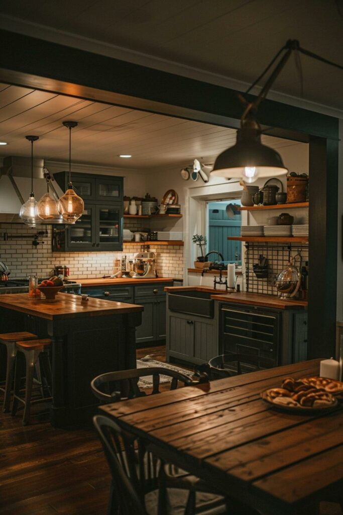 30+ Moody Farmhouse Kitchen Ideas for a Timeless Cooking Space
