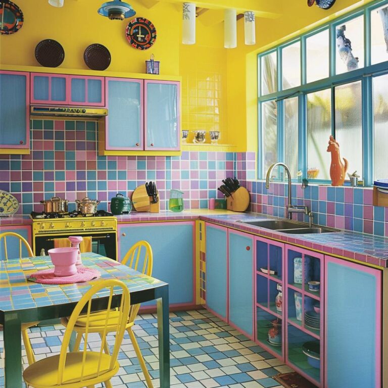 45 Colorful Kitchen Ideas that Will Add Burst of Color